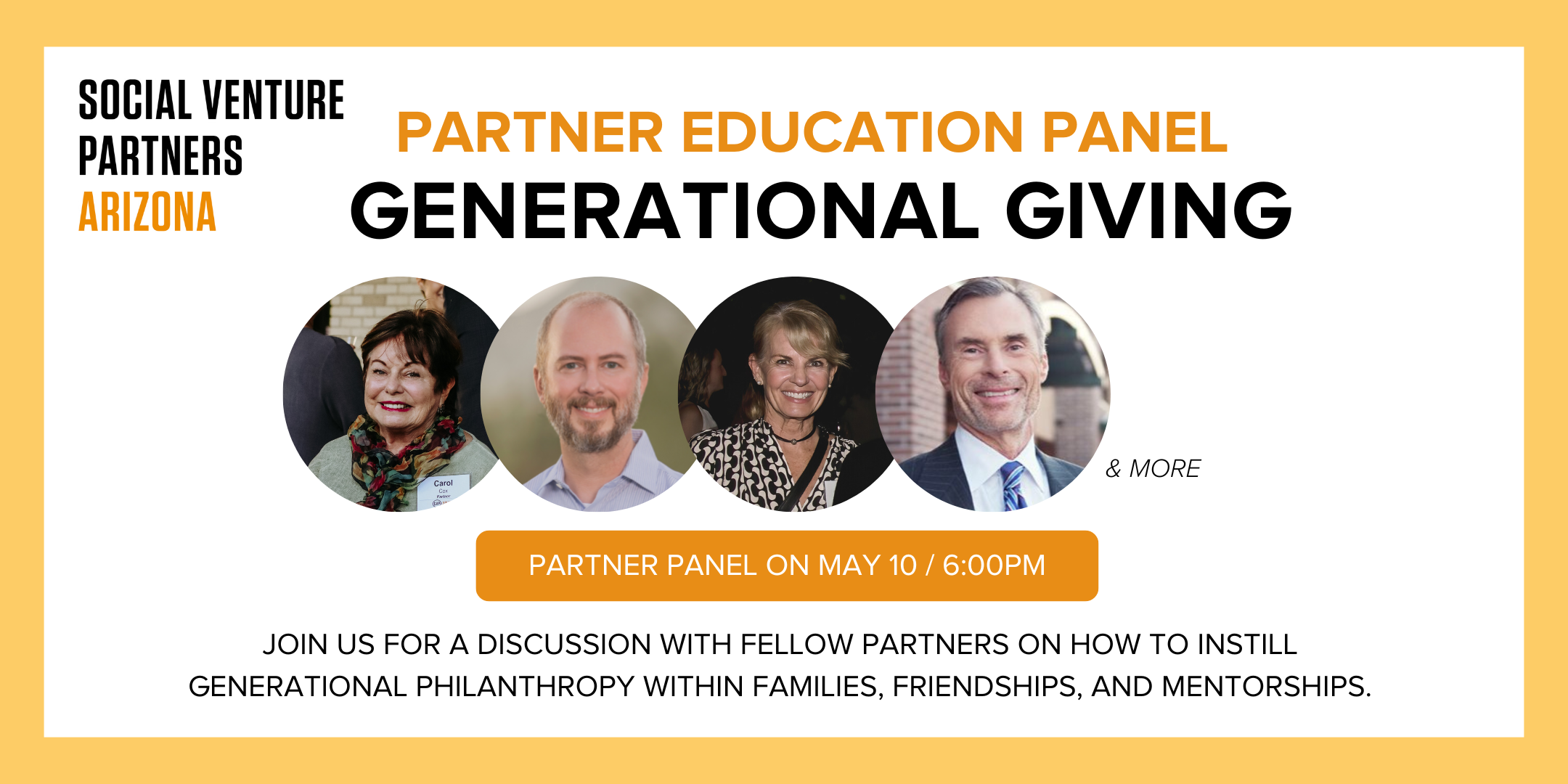 SVPAZ May 2023 Educational Event - Generational Giving - Social Venture Partners Arizona