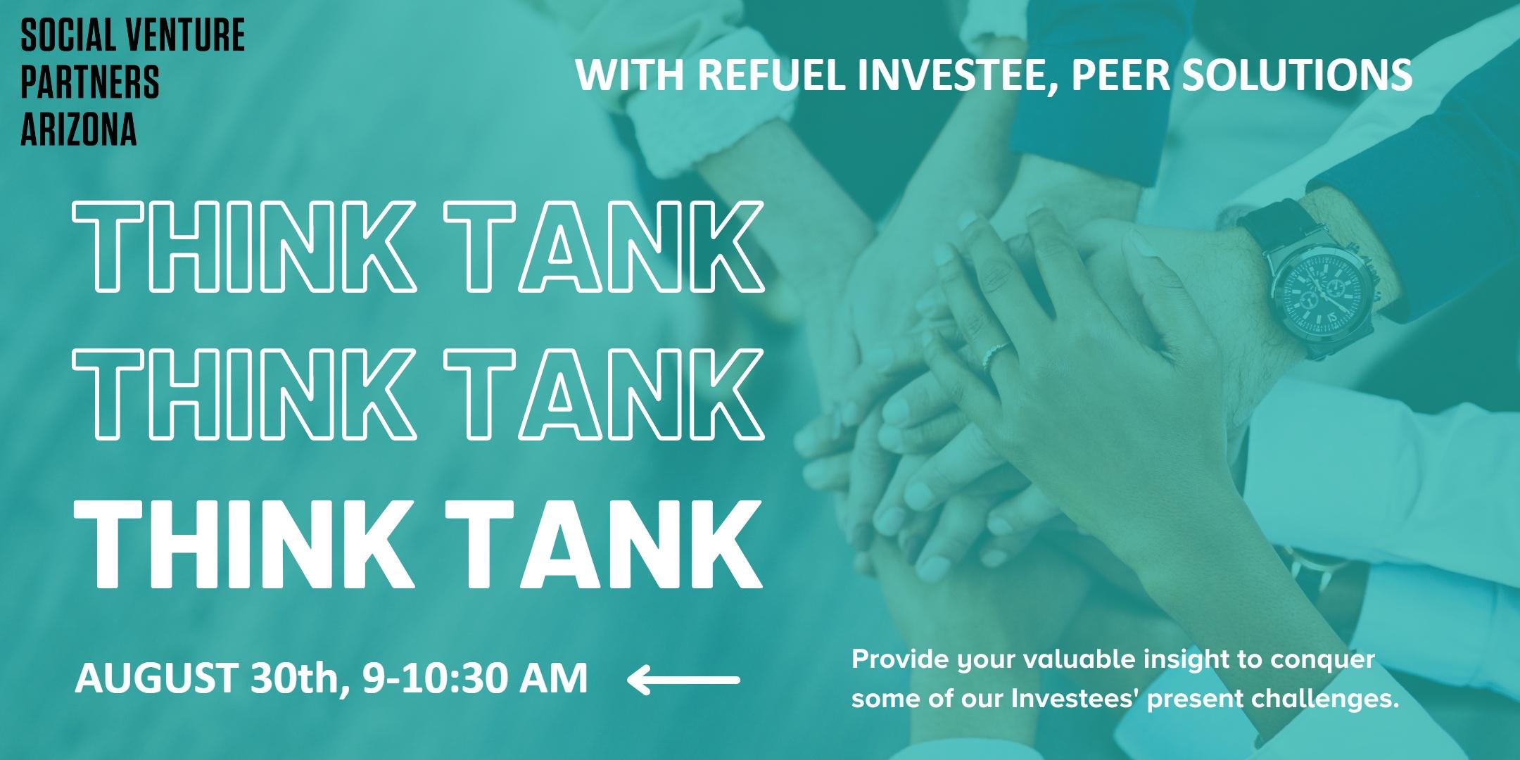SVPAZ August 2023 Think Tank with Peer Solutions - Social Venture Partners Arizona