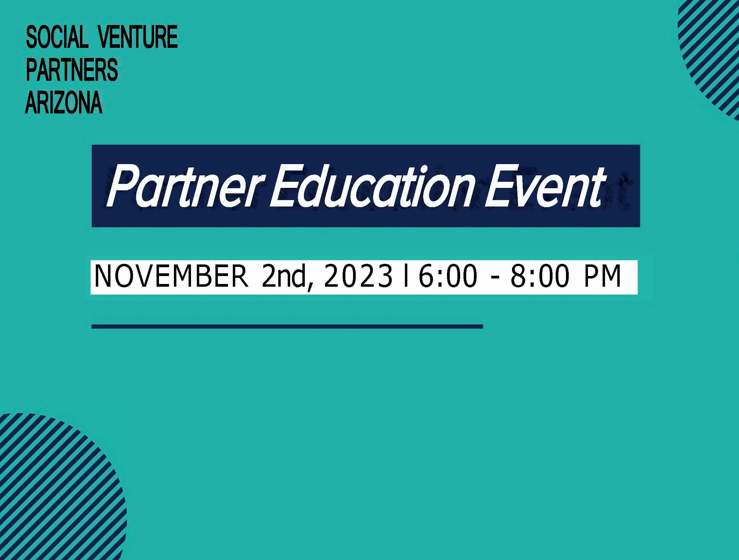 SVPAZ November 2023 Educational Event - Social Venture Partners Arizona